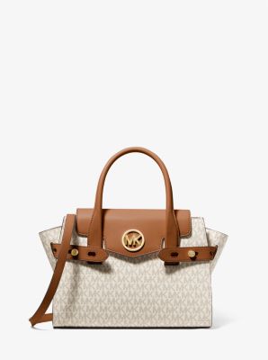 Carmen Medium Faux Leather Belted Satchel