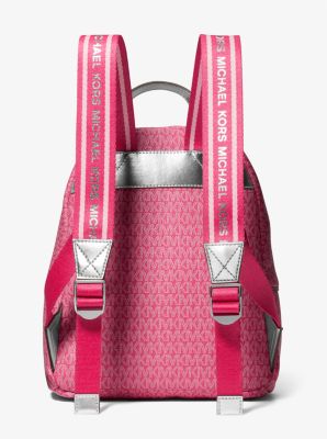 Logo Heart Coated Canvas Kids Backpack | Michael Kors