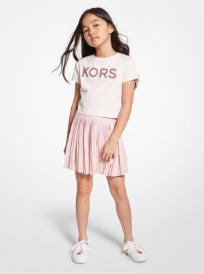 Pleated Logo Skirt | SheFinds