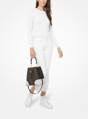 Mercer Gallery Medium Color-Block Logo Shoulder Bag | Michael Kors [US]