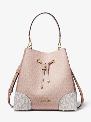 Mercer Gallery Medium Color-Block Logo Shoulder Bag | Michael Kors Canada