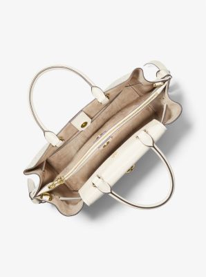 Hamilton Legacy Large Logo and Leather Belted Satchel | Michael Kors Canada