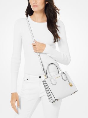 Mercer Medium Pebbled Leather Accordion Crossbody Bag Michael Kors Canada
