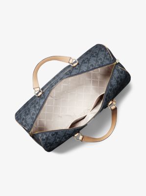 Grayson Extra-Large Empire Signature Logo Stripe Weekender Bag ...