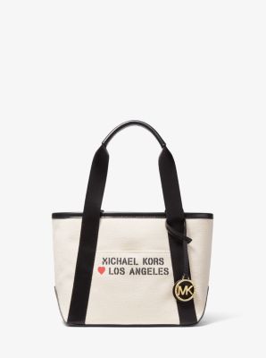 The Michael Small Canvas Los Angeles Tote Bag | Michael Kors
