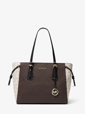 Voyager Medium Color Block Logo Tote Bag Michael Kors Canada