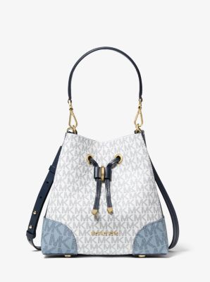 Mercer Gallery Small Color-Block Logo Shoulder Bag | Michael Kors ...