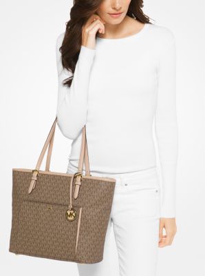 Jet Set Travel Logo Tote | Michael Kors Canada