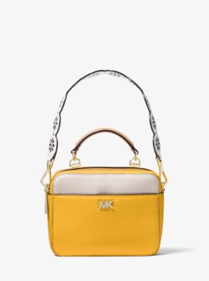 Floral Perforated Leather Mini Shoulder Strap | Michael Kors [US]