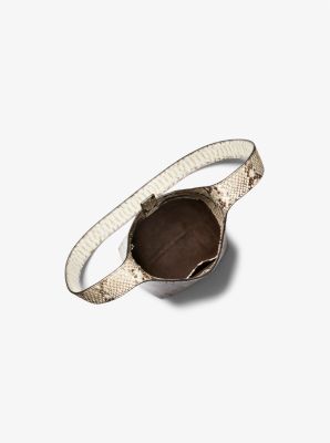 Dede Mini Python Embossed Leather Hobo Bag | Michael Kors