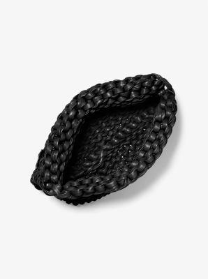 Carly Hand-Knit Leather Envelope Clutch | Michael Kors Canada