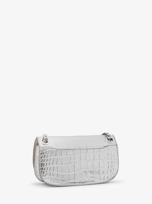 Christie Mini Crocodile Embossed Leather Envelope Bag | Michael Kors