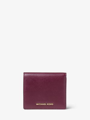 Jet Set Travel Patent-Leather Card Case | Michael Kors Canada