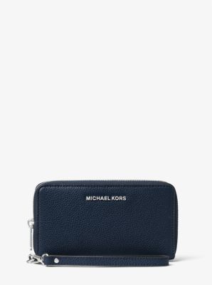 Large Leather Smartphone Wristlet Michael Kors Canada