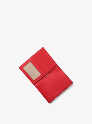 Cartera para pasaporte Bedford Travel mediana con rayas y logotipo | Michael Kors [US]