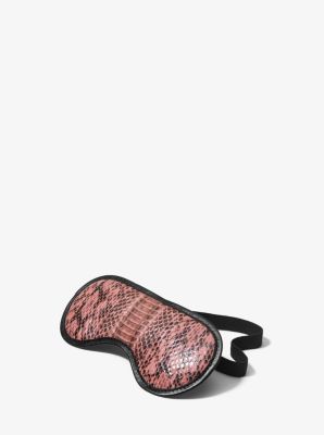 Snakeskin Eye Mask | Michael Kors Canada