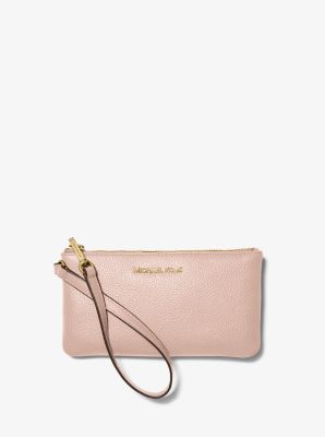 Jet Set Medium Pebbled Leather Wristlet Michael Kors Canada