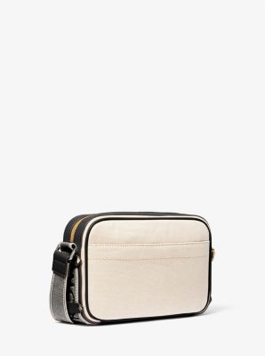 Maeve Large Canvas and Smooth Crossbody Bag | Michael Kors