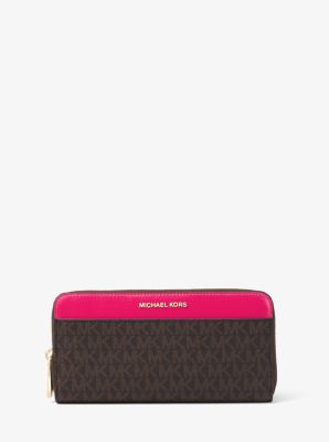 Michael kors logo continental wallet store
