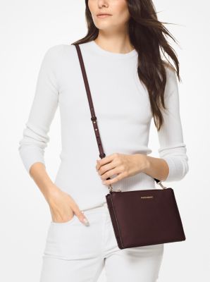 Large Pebbled Leather Double Pouch Crossbody Michael Kors Canada