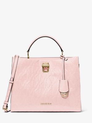 Penelope Snake Embossed Satchel | Michael Kors Canada [CA]