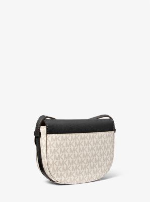 Reed Small Logo and Leather Crossbody Bag | Michael Kors Canada