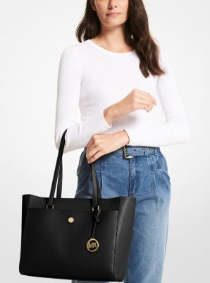 Maisie Large Pebbled Leather 3-in-1 Tote Bag | Michael Kors