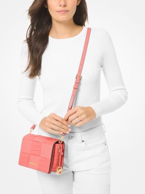 Small Crocodile Embossed Crossbody Bag | Michael Kors Canada