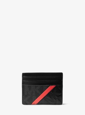 Cooper Logo and Embossed Tall Card Case | Michael Kors Canada