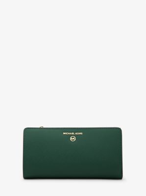 Michael kors jet set continental saffiano wallet store