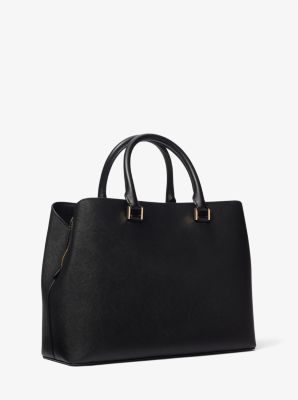 Savanah Large Saffiano Leather Satchel Michael Kors