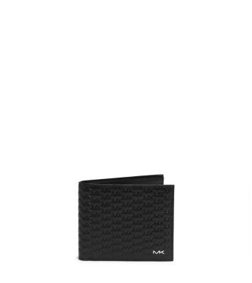 Jet Set Logo Embossed-Leather Billfold | Michael Kors
