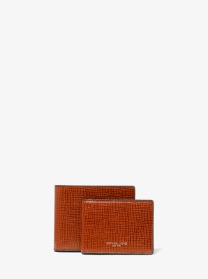 Henry Crossgrain Leather Billfold Wallet With Passcase | Michael Kors