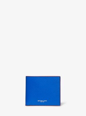 Harrison Color-Block Crossgrain Leather Billfold Wallet | Michael Kors [US]