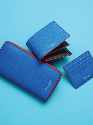 Harrison Color-Block Leather Billfold Wallet With Passcase | Michael ...
