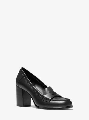 Buchanan Leather Mid Loafer Michael Kors
