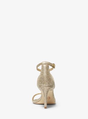 Ava Glitter Mesh Sandal | Michael Kors Canada