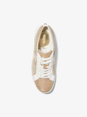 Juno Glitter Chain-Mesh Sneaker | Michael Kors Canada [CA]