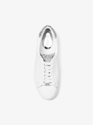 Irving Embellished Leather Sneaker Michael Kors Canada
