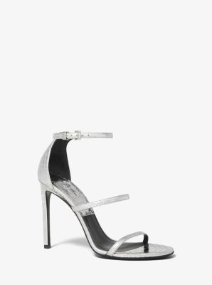 Nadege Python Embossed Leather Sandal | Michael Kors Canada [CA]