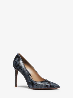 Gretel Python Embossed Leather Pumps | Michael Kors Canada [CA]