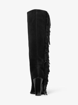 Micki Fringed Suede Boot | Michael Kors Canada