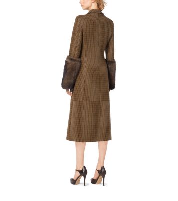Guncheck Wool-Melton Coat | Michael Kors Canada [CA]
