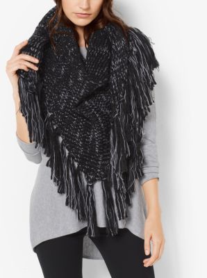 Fringe Triangular Scarf | Michael Kors