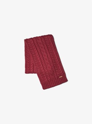 English Cable Knit Scarf Michael Kors Canada