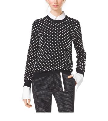Pearl-Embroidered Cashmere Sweater | Michael Kors Canada [CA]