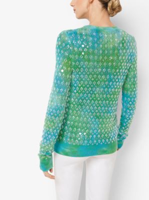 Embroidered Cashmere Sweater | Michael Kors Canada