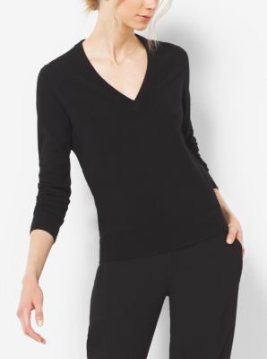 Slit-Back Cashmere Sweater | Michael Kors Canada [CA]