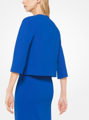 Stretch Wool-Crepe Jacket | Michael Kors Canada