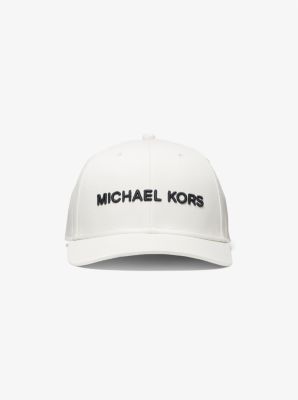 Logo Embroidered Cotton Baseball Cap | Michael Kors Canada